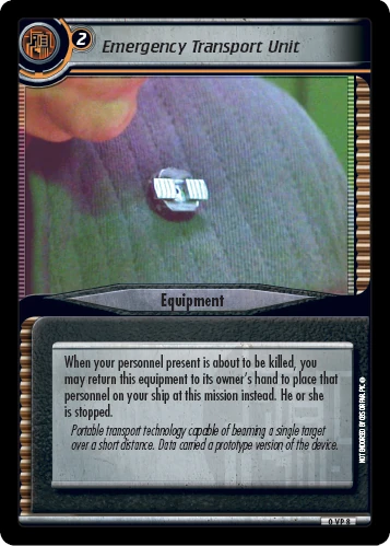 Emergency Transport Unit (VP) | CardGuide Wiki | Fandom