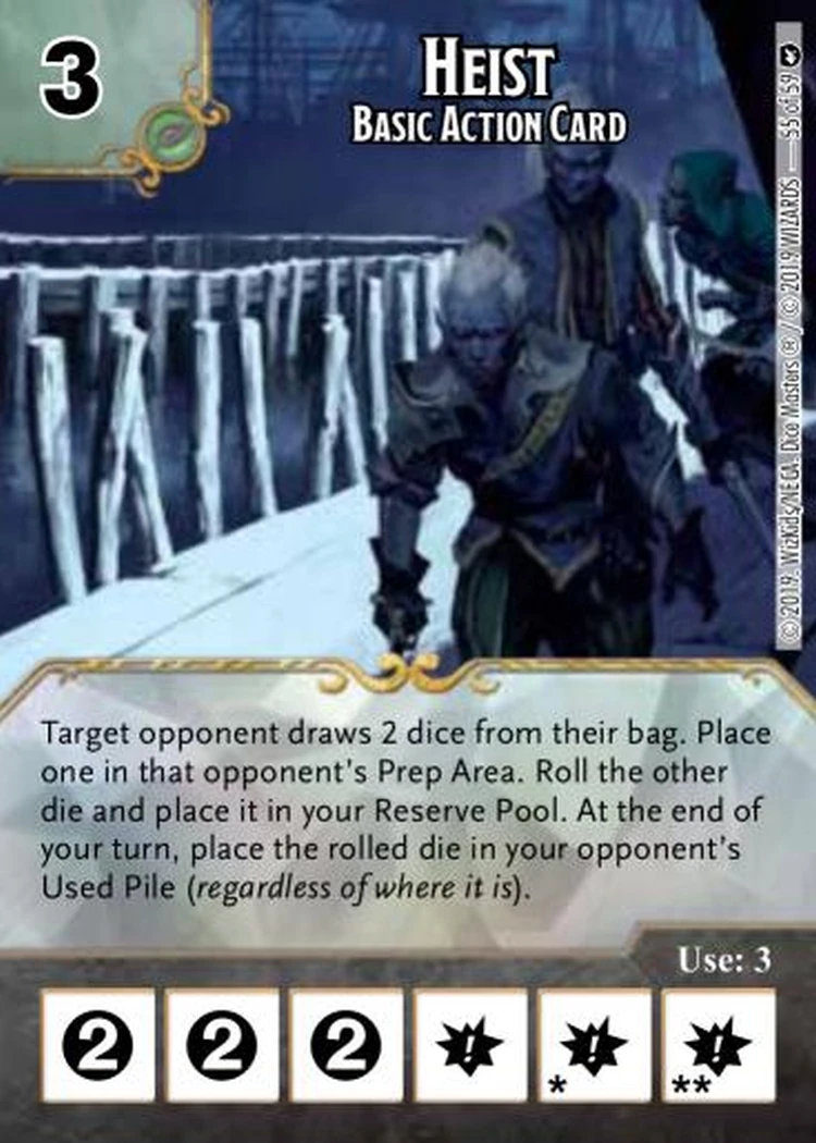 Heist - Basic Action Card (TIWCB) | CardGuide Wiki | Fandom