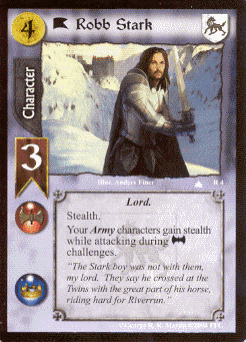 Robb Stark (ACoS) | CardGuide Wiki | Fandom