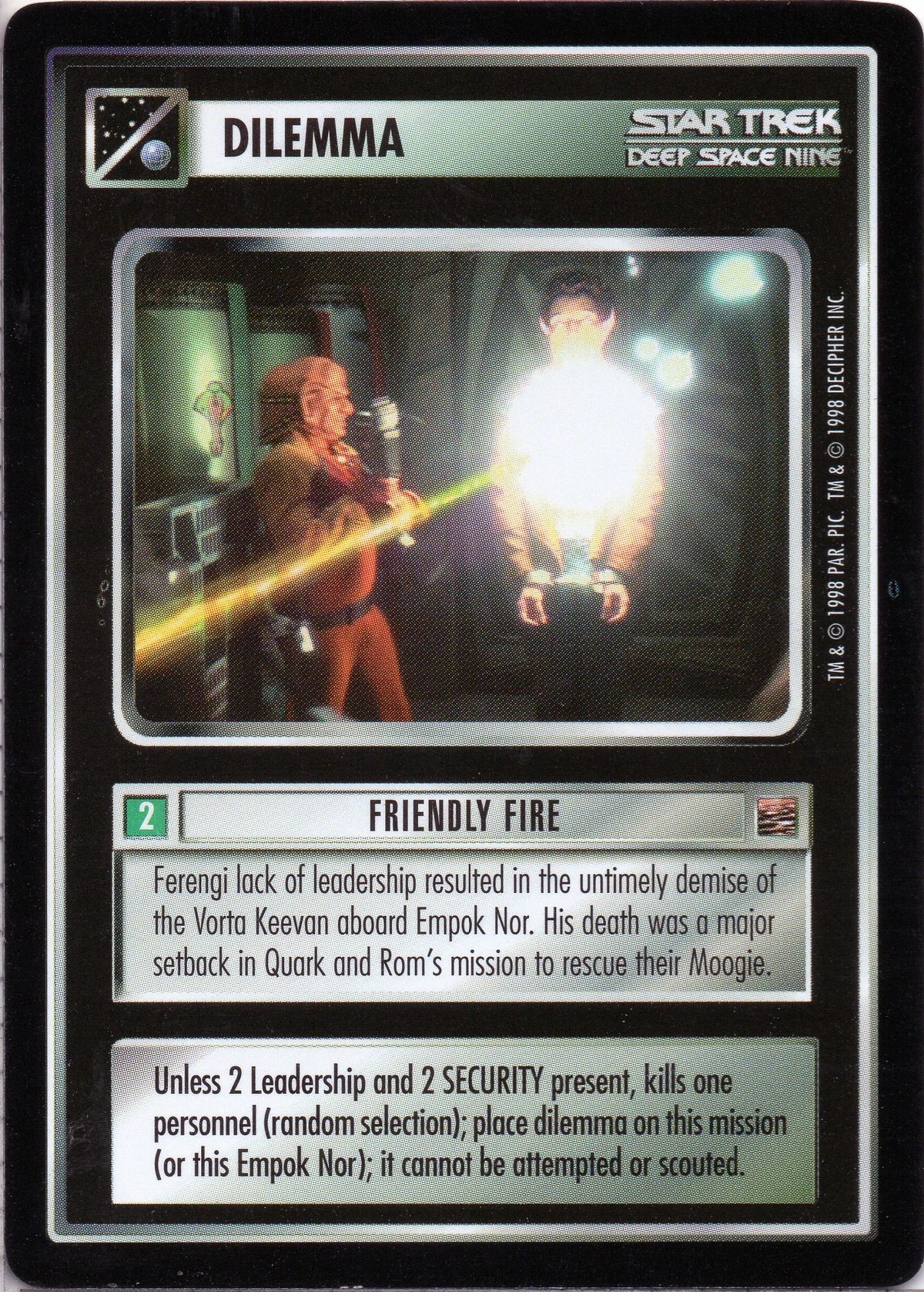 Friendly Fire (TD) | CardGuide Wiki | Fandom