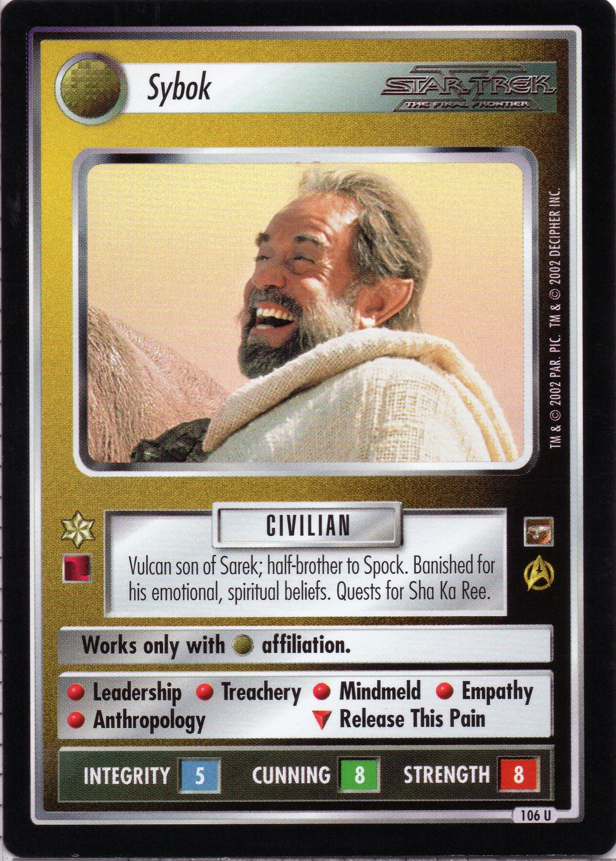 Sybok (TMP) | CardGuide Wiki | Fandom