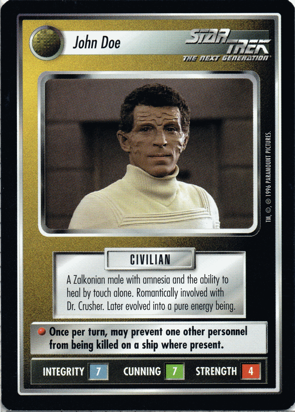 John Doe (QC) | CardGuide Wiki | Fandom