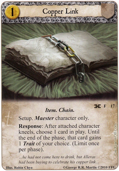 Copper Link (GotC) | CardGuide Wiki | Fandom