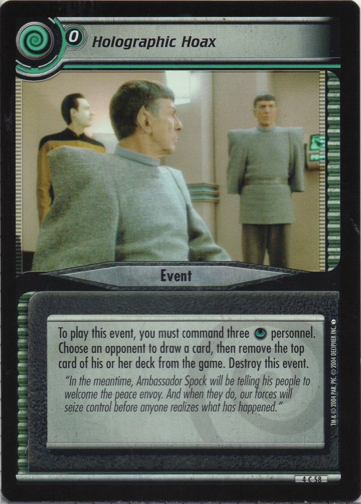 Holographic Hoax (NE) | CardGuide Wiki | Fandom