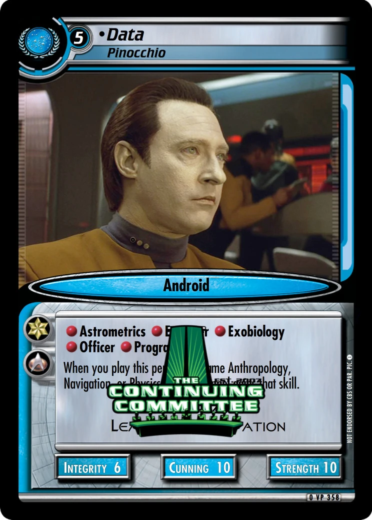 Data - Pinocchio (VP TCC) | CardGuide Wiki | Fandom