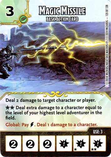 Magic Missile - Basic Action Card (BFF) | CardGuide Wiki | Fandom