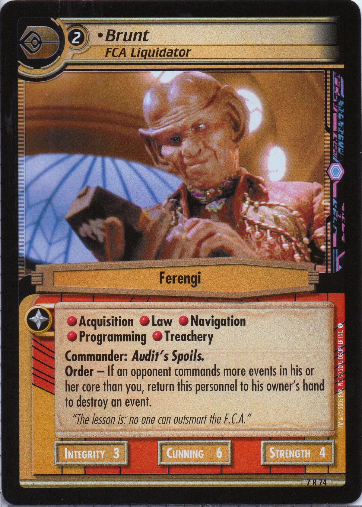 Brunt - FCA Liquidator (SNW) | CardGuide Wiki | Fandom