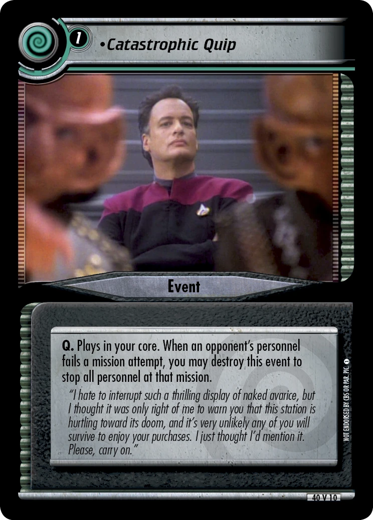 Catastrophic Quip (ZH) | CardGuide Wiki | Fandom