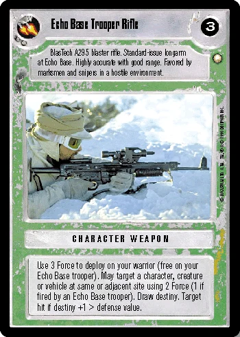Echo Base Trooper Rifle | CardGuide Wiki | Fandom