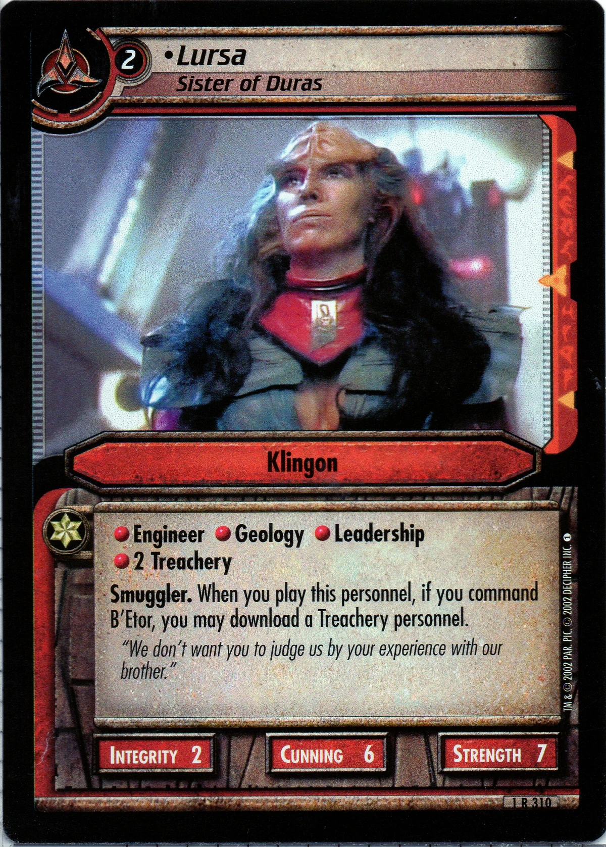 Lursa - Sister of Duras (2E) | CardGuide Wiki | Fandom