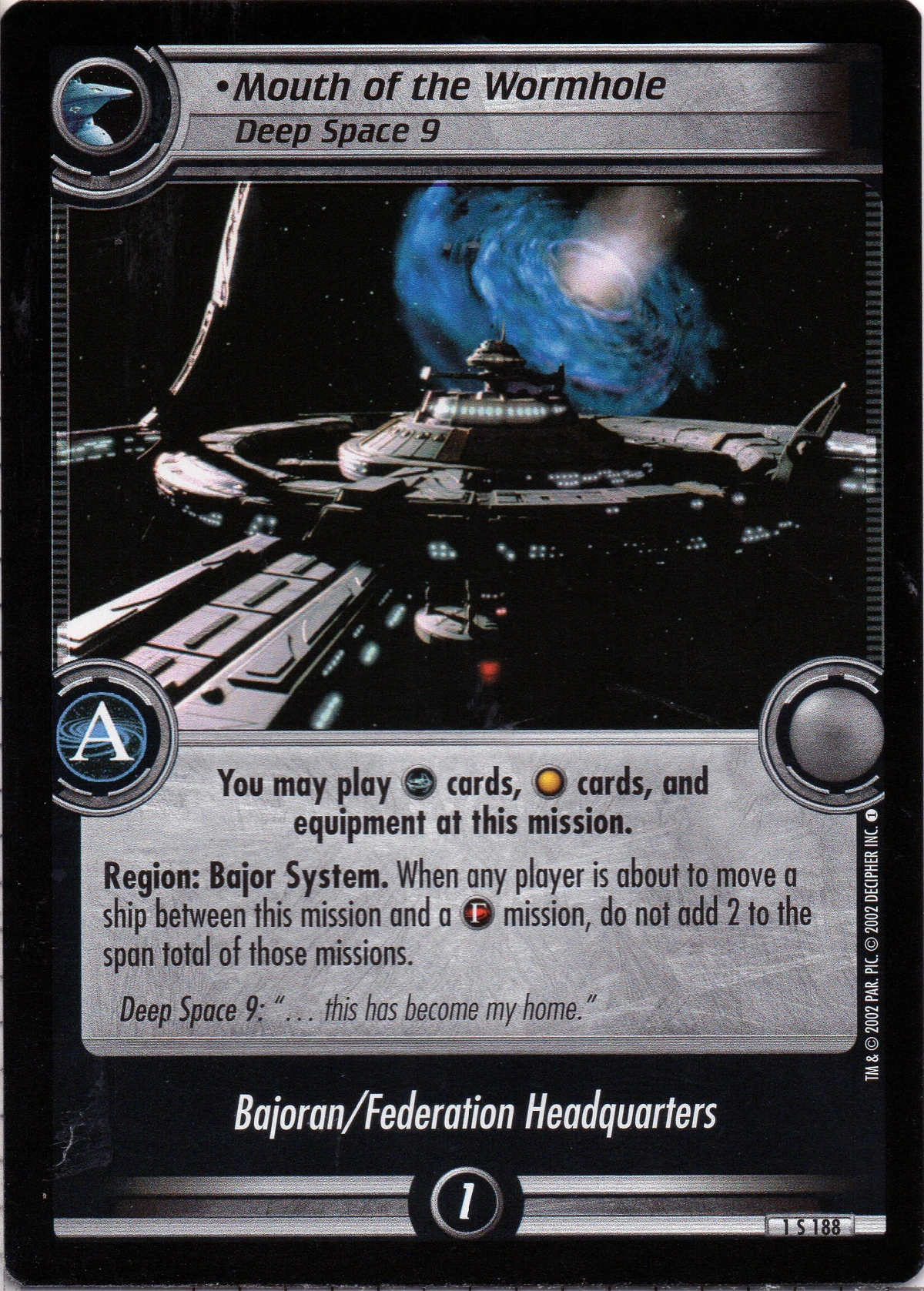 Mouth of the Wormhole - Deep Space 9 (2E) | CardGuide Wiki | Fandom