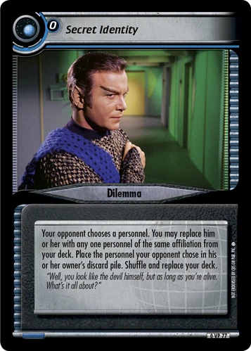 Secret Identity (VP) | CardGuide Wiki | Fandom