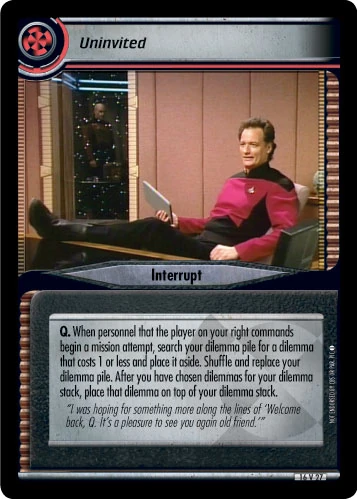 Uninvited (FtB) | CardGuide Wiki | Fandom