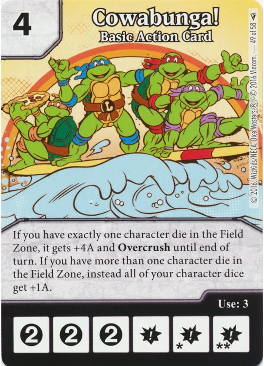 Cowabunga! - Basic Action Card (TMNT) | CardGuide Wiki | Fandom