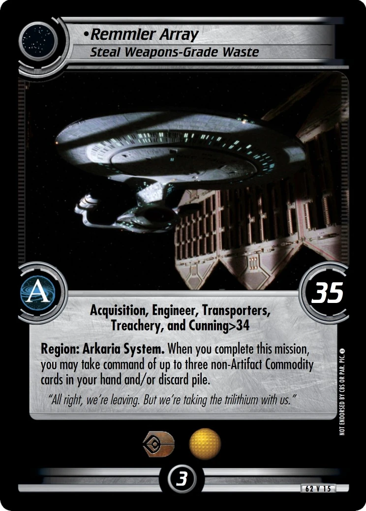 Remmler Array - Steal Weapons-Grade Waste (CM) | CardGuide Wiki | Fandom