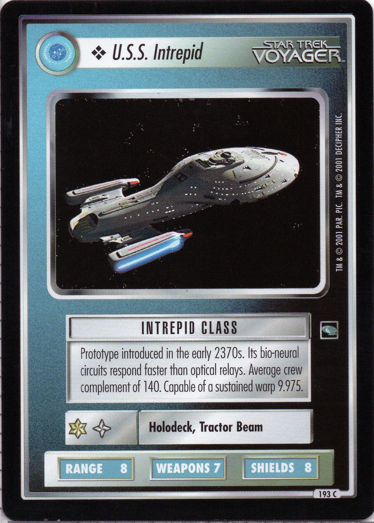 U.S.S. Intrepid (VOY) | CardGuide Wiki | Fandom