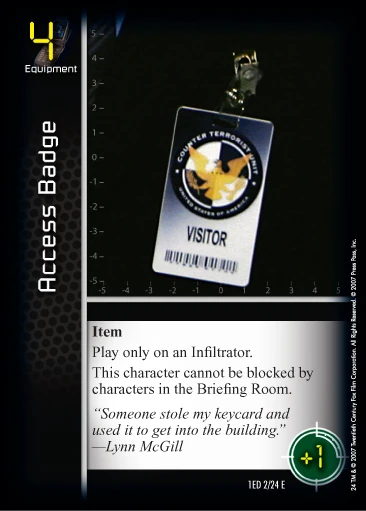 Access Badge (1E) (Elite) | CardGuide Wiki | Fandom