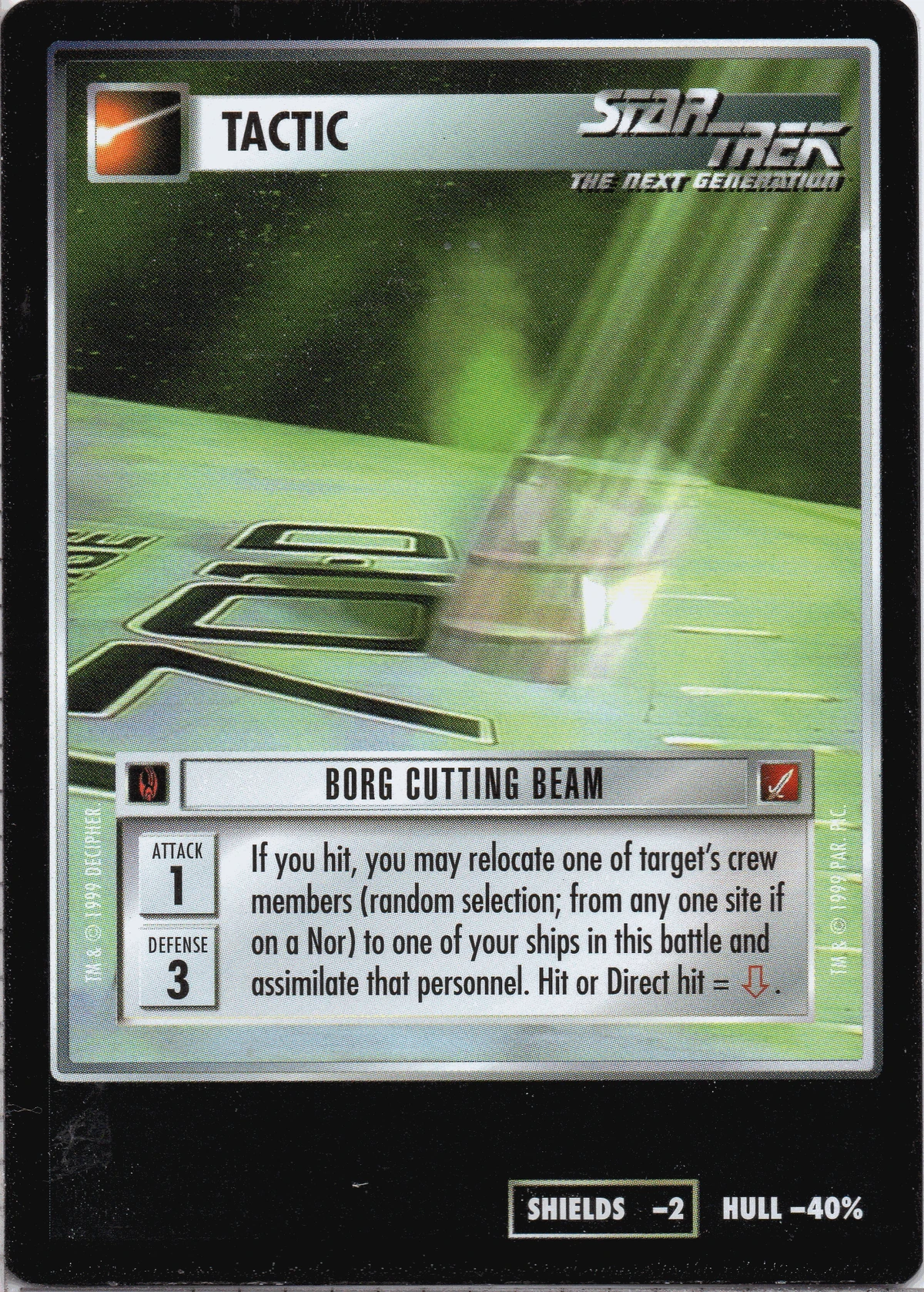 Borg Cutting Beam | CardGuide Wiki | Fandom