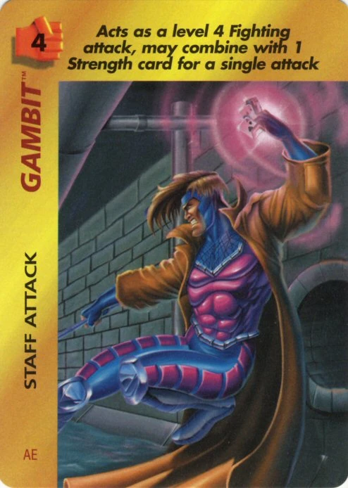Gambit - Staff Attack (MVOP) | CardGuide Wiki | Fandom