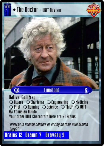The Doctor (3) - UNIT Adviser (BS) | CardGuide Wiki | Fandom