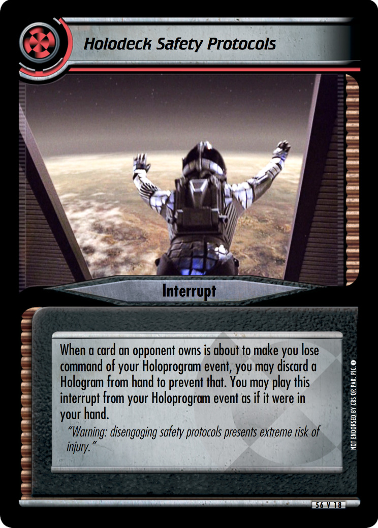 Holodeck Safety Protocols (CTK) | CardGuide Wiki | Fandom