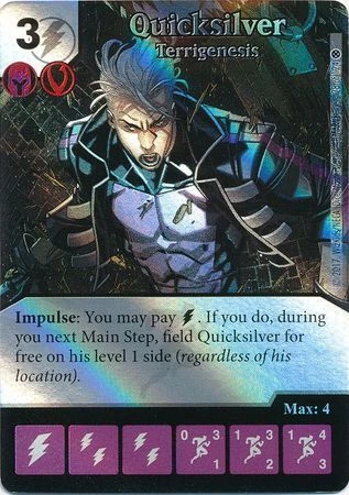 Quicksilver - Terrigenesis (XMFC) (foil) | CardGuide Wiki | Fandom