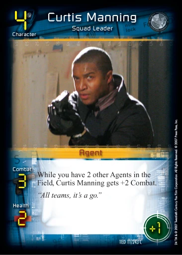 Curtis Manning - Squad Leader (1E) | CardGuide Wiki | Fandom