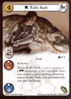 Robb Stark (ITE) | CardGuide Wiki | Fandom