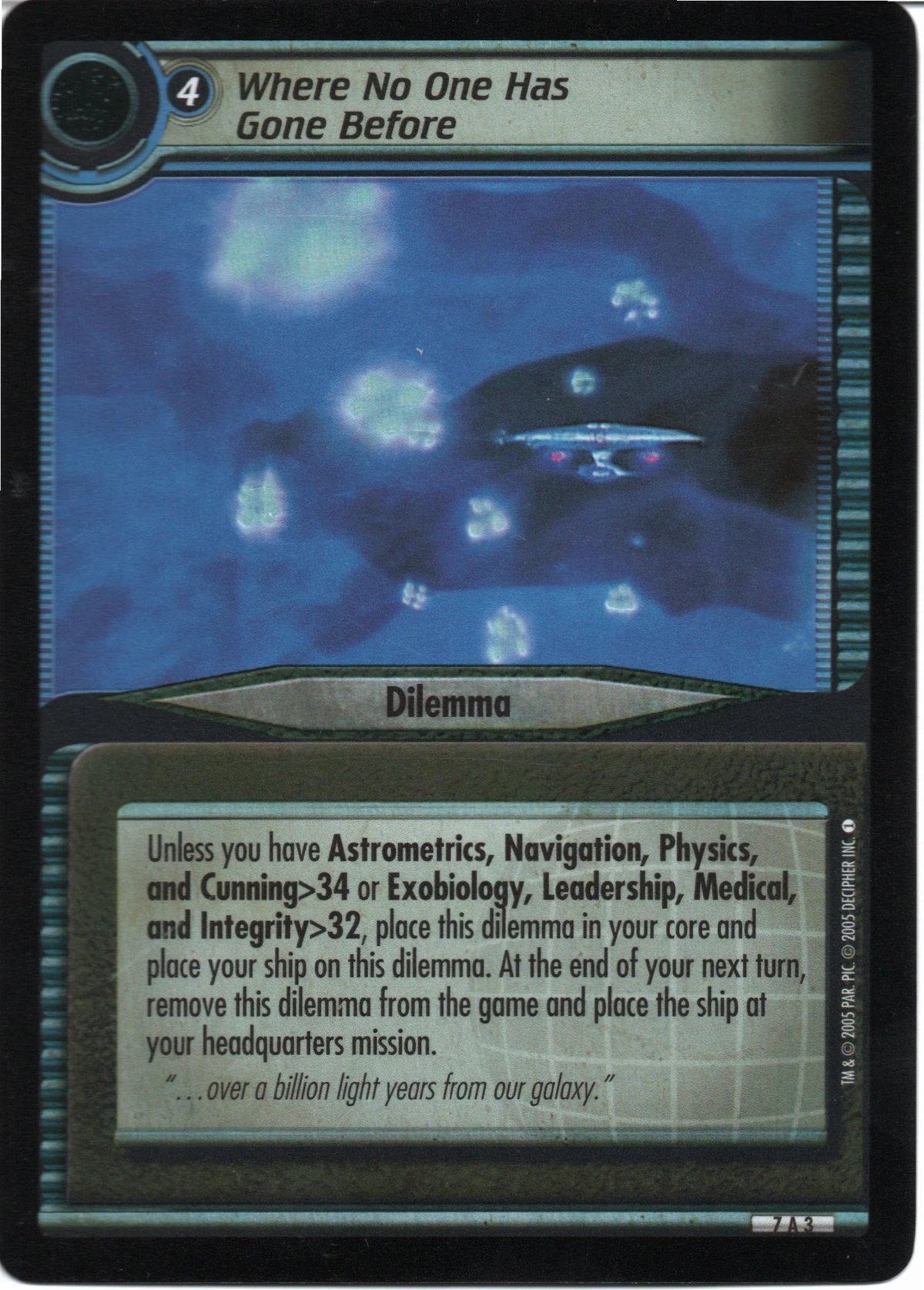 Where No One Has Gone Before (Archive) | CardGuide Wiki | Fandom