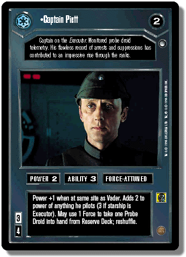 Captain Piett (Hoth) | CardGuide Wiki | Fandom