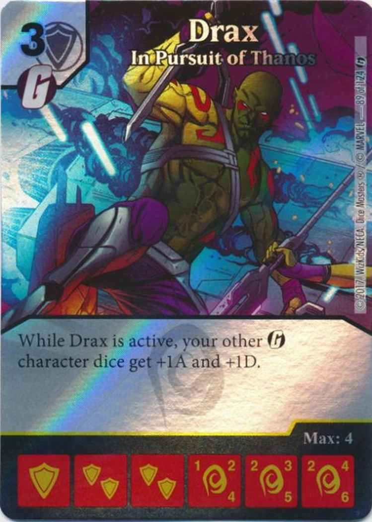 Drax - In Pursuit of Thanos (GotG) (foil) | CardGuide Wiki | Fandom