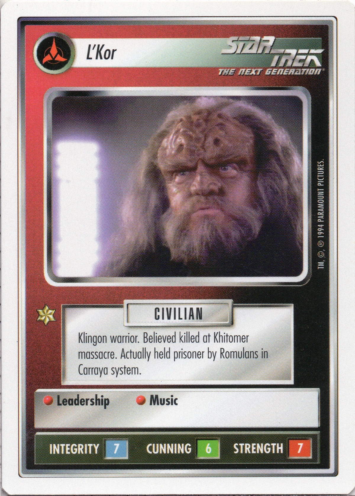 L'Kor (PU94) | CardGuide Wiki | Fandom
