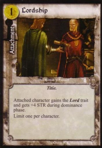 Lordship | CardGuide Wiki | Fandom