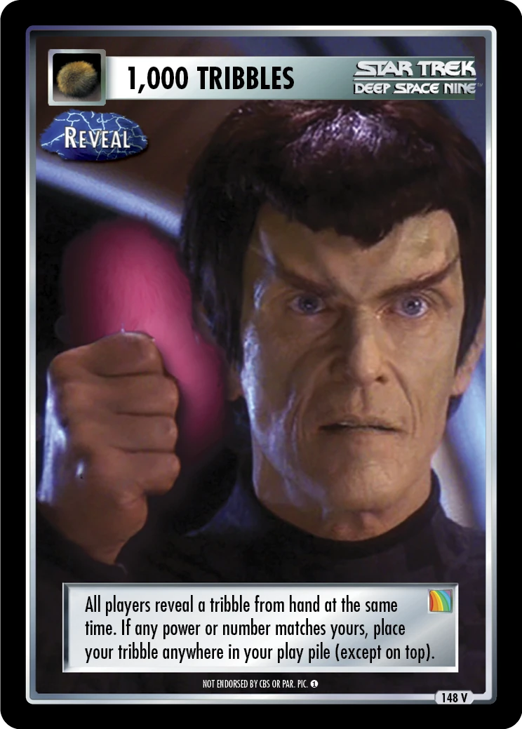 1,000 Tribbles - Reveal (ATDC) | CardGuide Wiki | Fandom