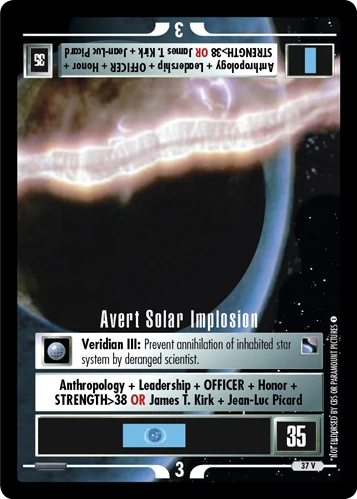 Avert Solar Implosion (TNG) | CardGuide Wiki | Fandom