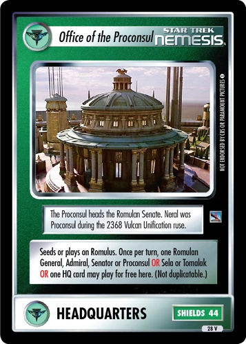 Office of the Proconsul (HF) | CardGuide Wiki | Fandom