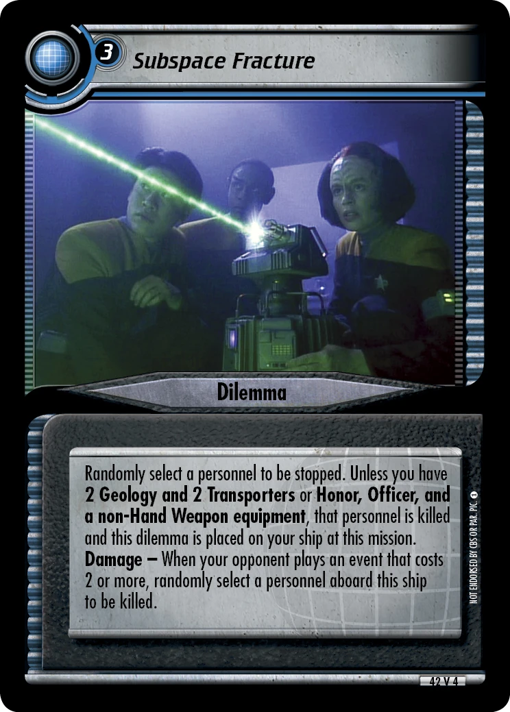 Subspace Fracture (DS) | CardGuide Wiki | Fandom