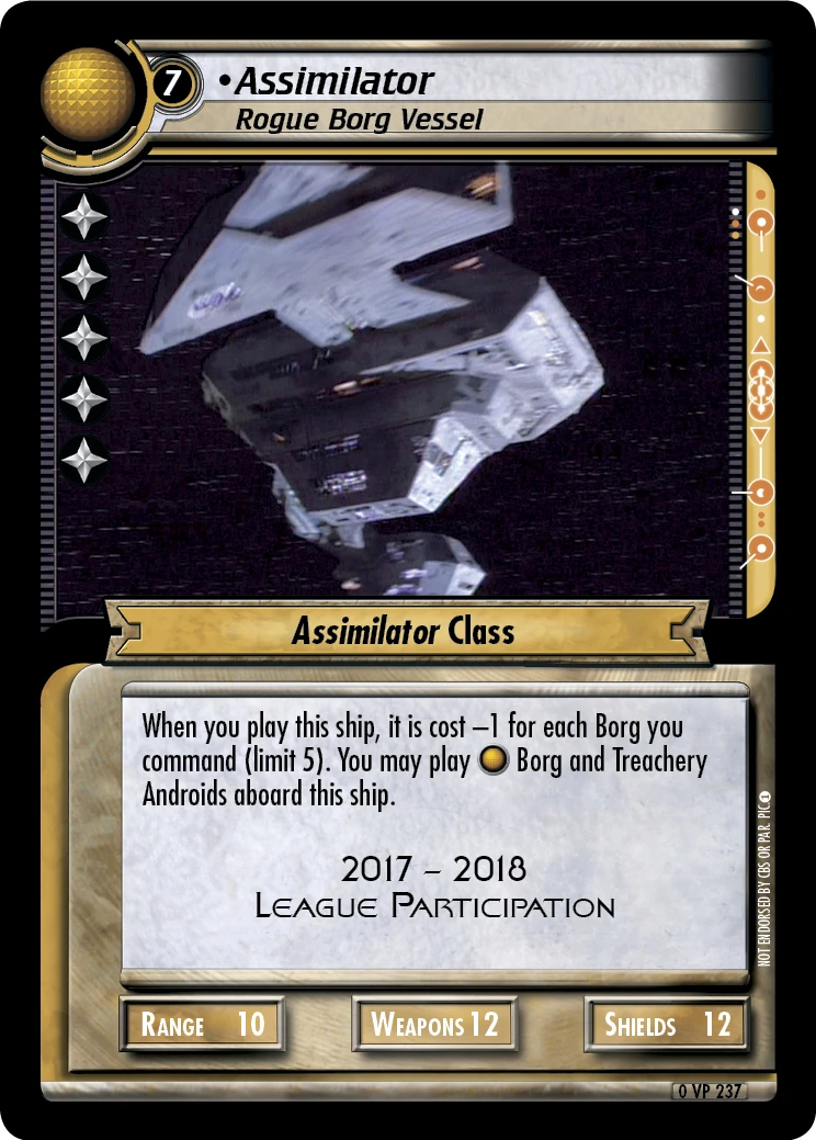 Assimilator - Rogue Borg Vessel (VP) | CardGuide Wiki | Fandom