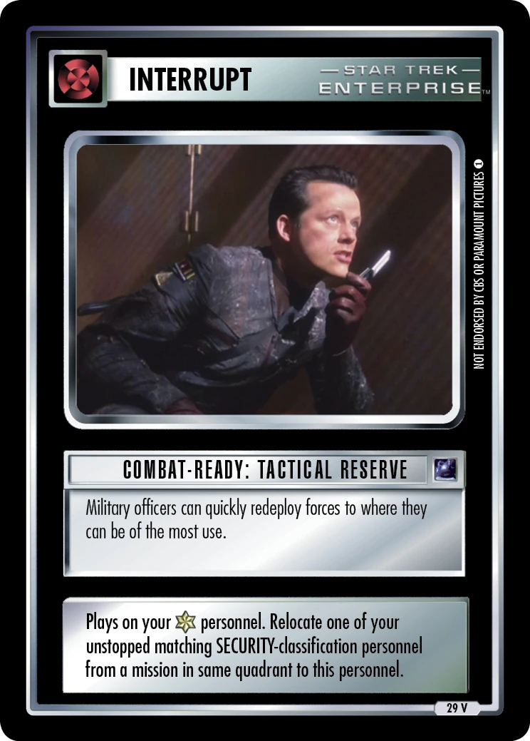 Combat-Ready: Tactical Reserve (BB) | CardGuide Wiki | Fandom