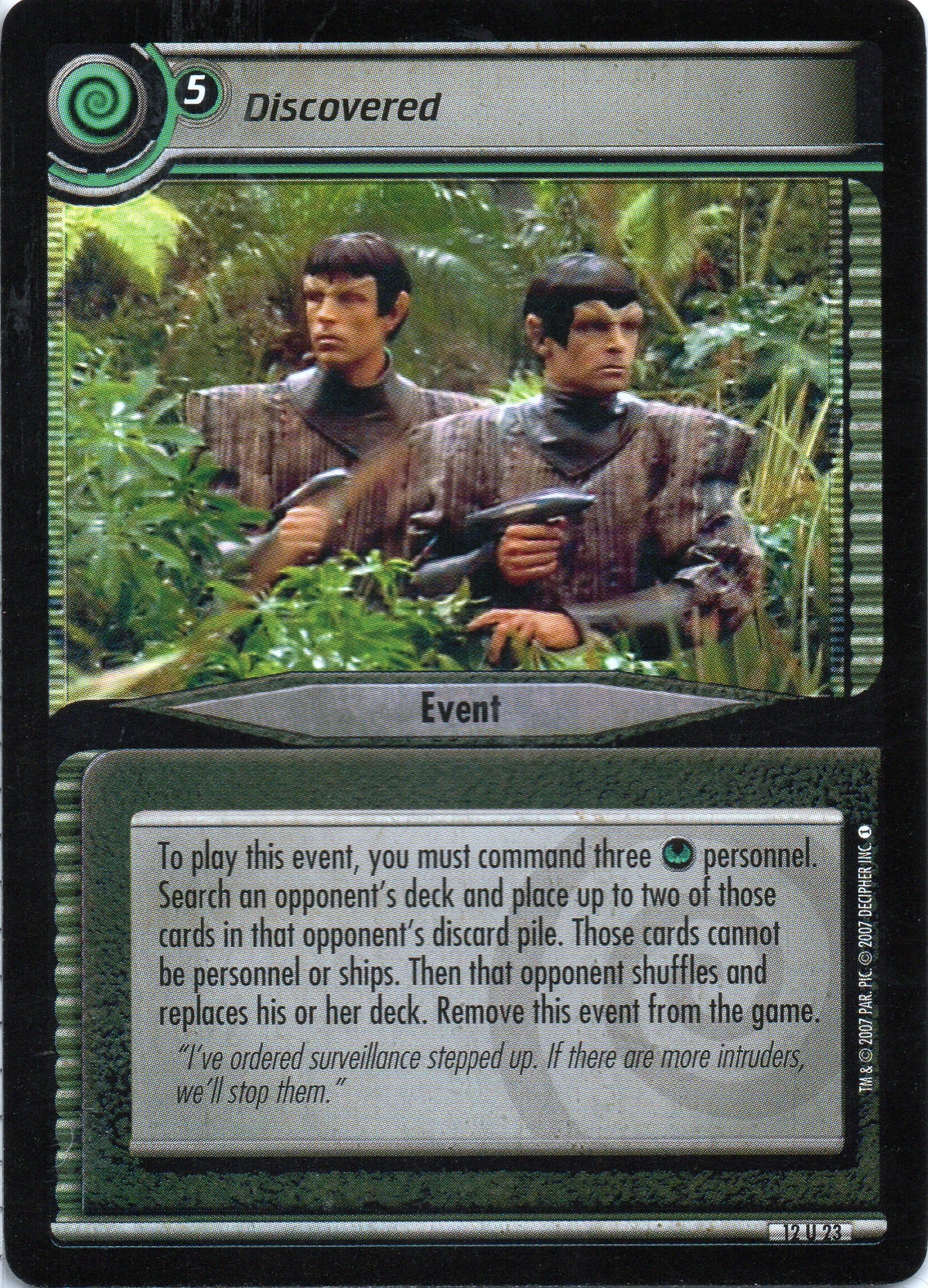 Discovered (TATV) | CardGuide Wiki | Fandom