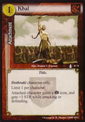 Khal (AToB) | CardGuide Wiki | Fandom