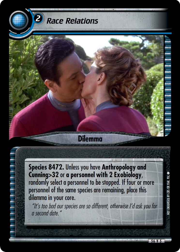 Race Relations Ctk Cardguide Wiki Fandom