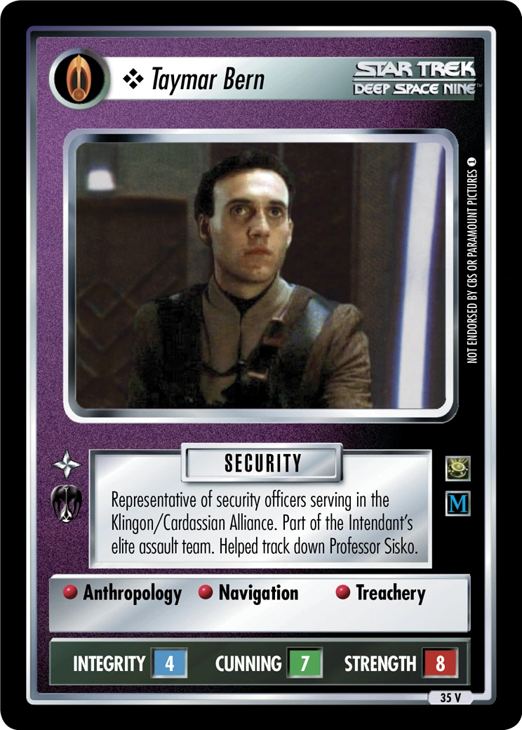 Taymar Bern (CRS) | CardGuide Wiki | Fandom