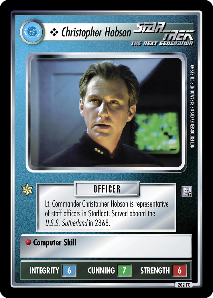 Christopher Hobson (PT) | CardGuide Wiki | Fandom
