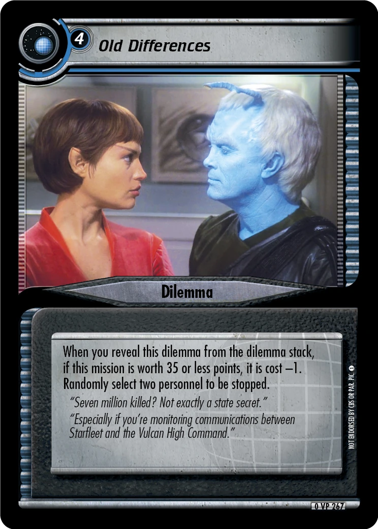 Old Differences (VP) | CardGuide Wiki | Fandom