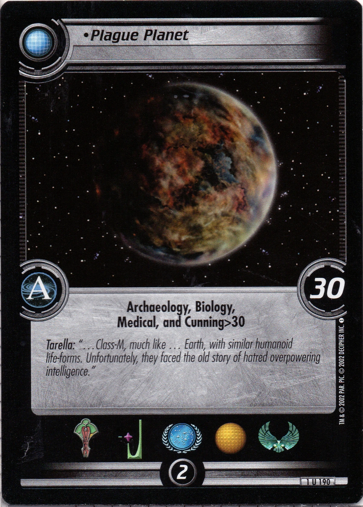 Plague Planet (2E) | CardGuide Wiki | Fandom