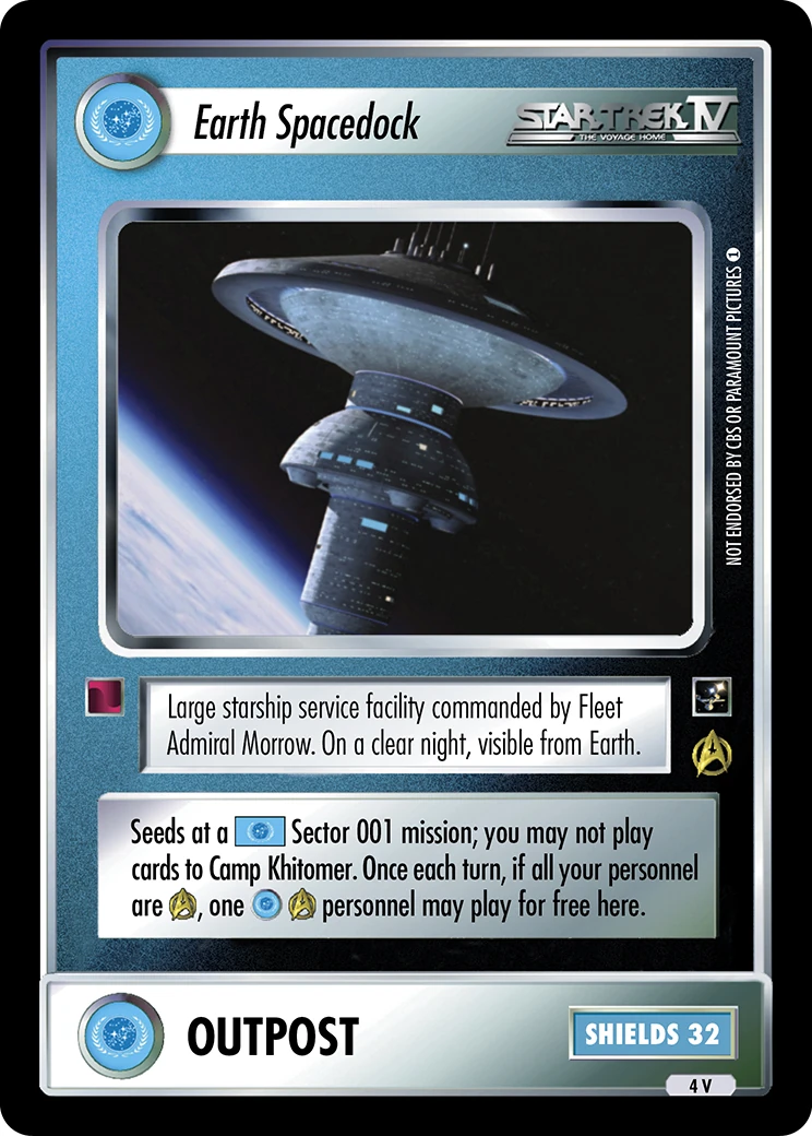 Earth Spacedock (SSttR) | CardGuide Wiki | Fandom