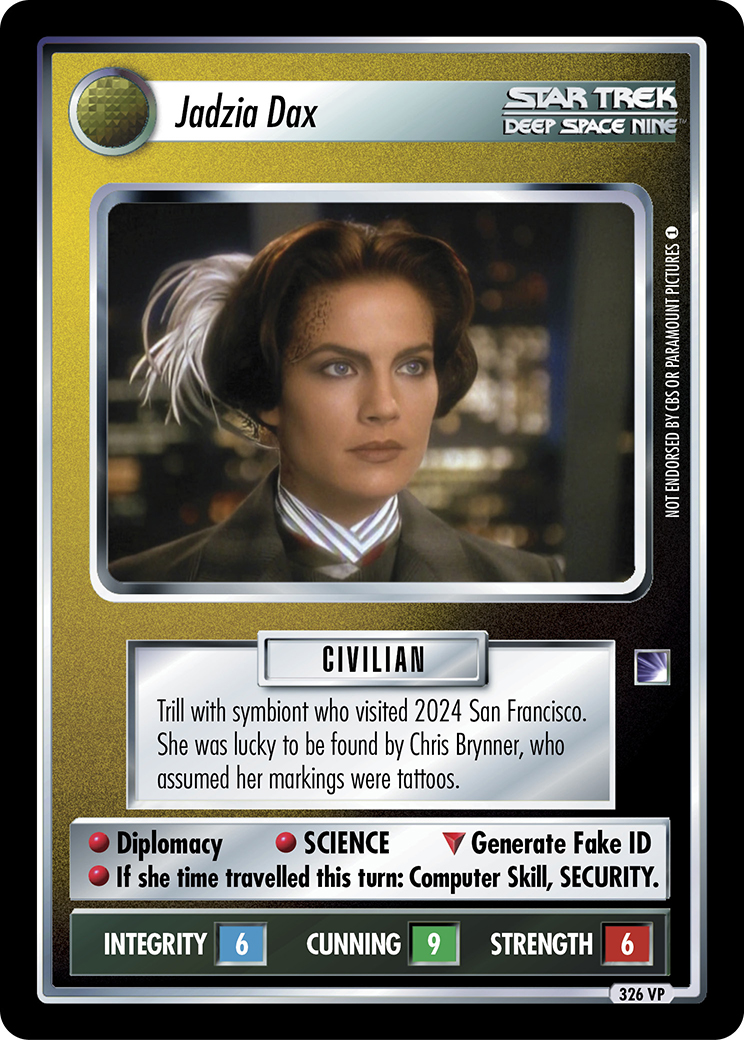 Jadzia Dax (326VP) | CardGuide Wiki | Fandom