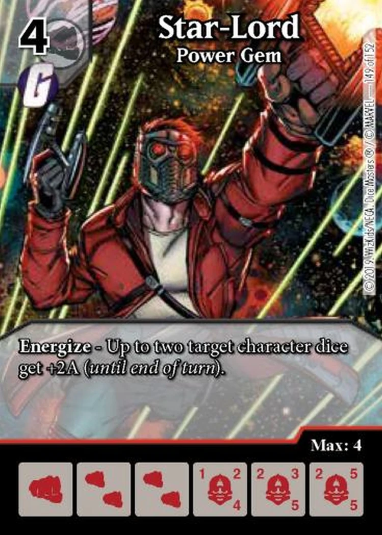 Star-Lord - Power Gem (AIGDP) | CardGuide Wiki | Fandom