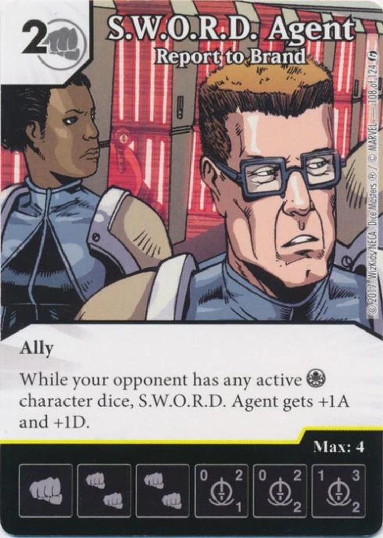 S.W.O.R.D. Agent - Report to Brand (GotG) | CardGuide Wiki | Fandom